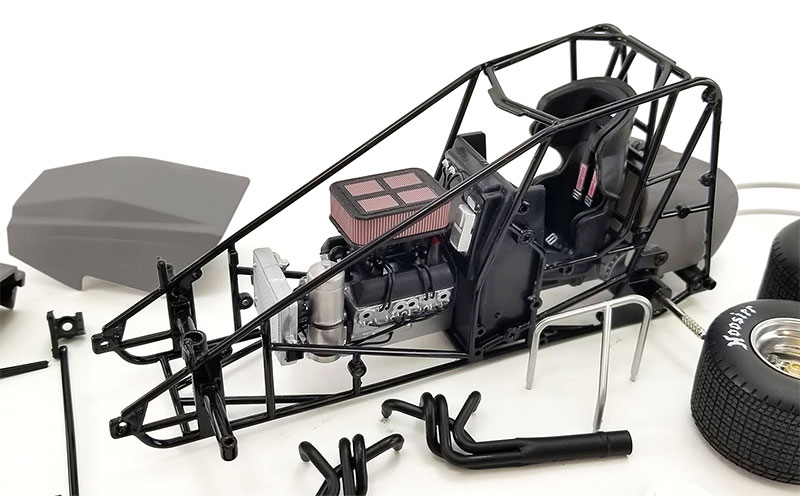 ACME Winged Sprint Car Model Kit