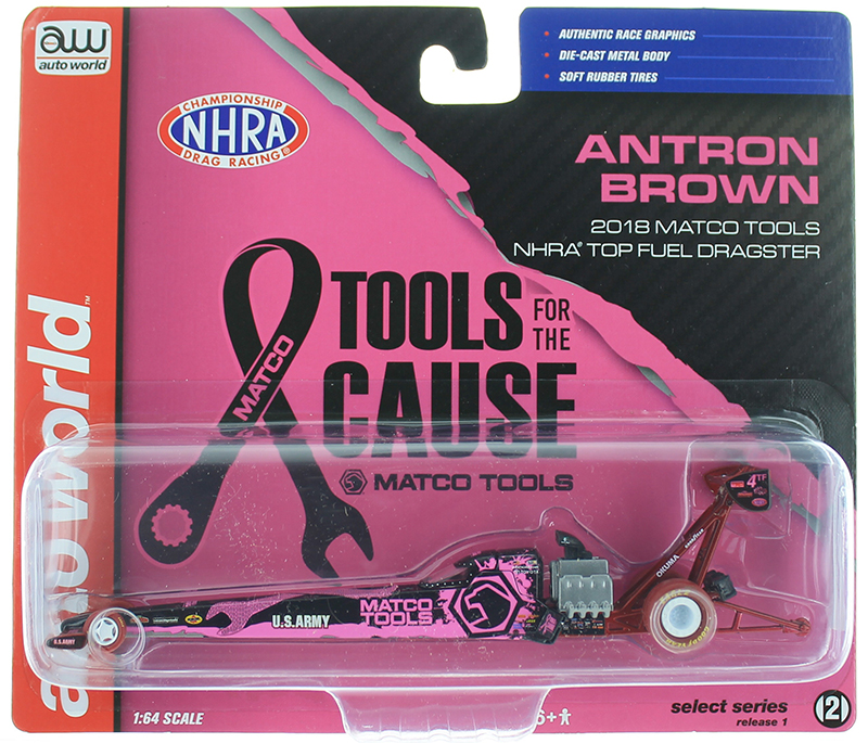 Auto World Matco Tools Top Fuel Dragster Antron Brown