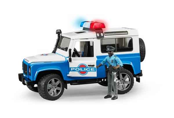 Bruder Toys Land Rover Police Vehicle