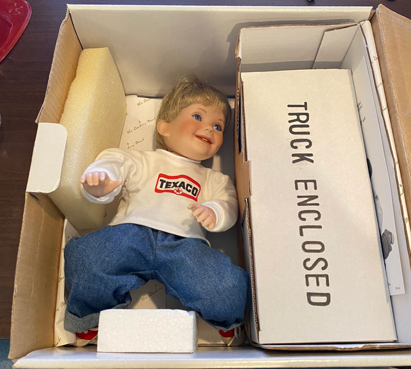 Danbury Mint Texaco Little Fire Chief Dave Doll