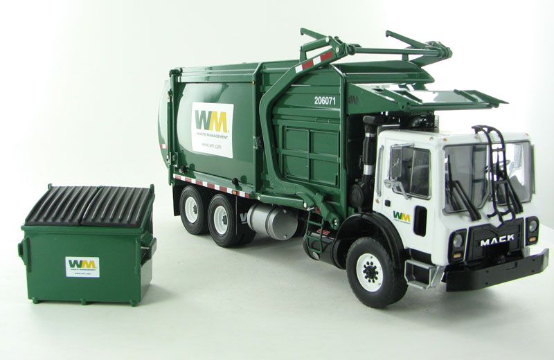Trucks - FIRST GEAR - 10-4001 - Waste Management Mack TerraPro Front ...