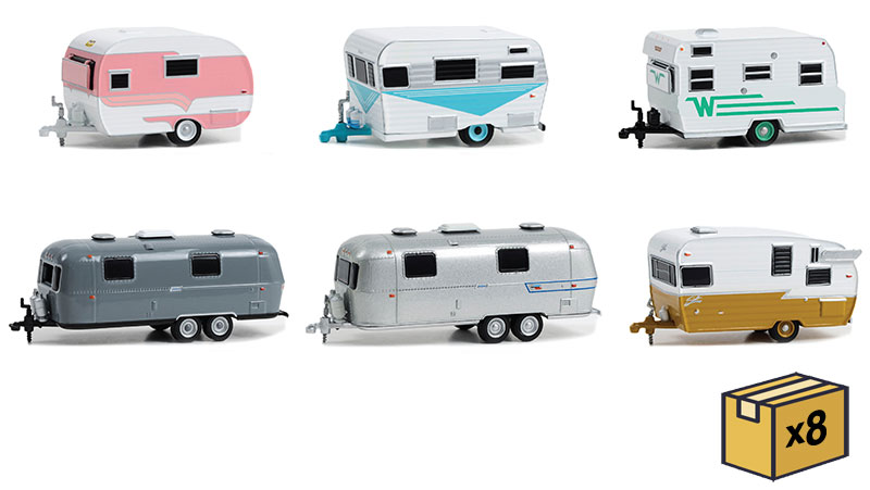 Greenlight Diecast Hitched Homes Series 14 48 Piece Assortment