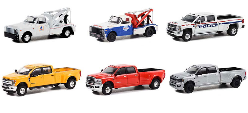 Greenlight Diecast Dually Drivers Series 9 6 Piece Set