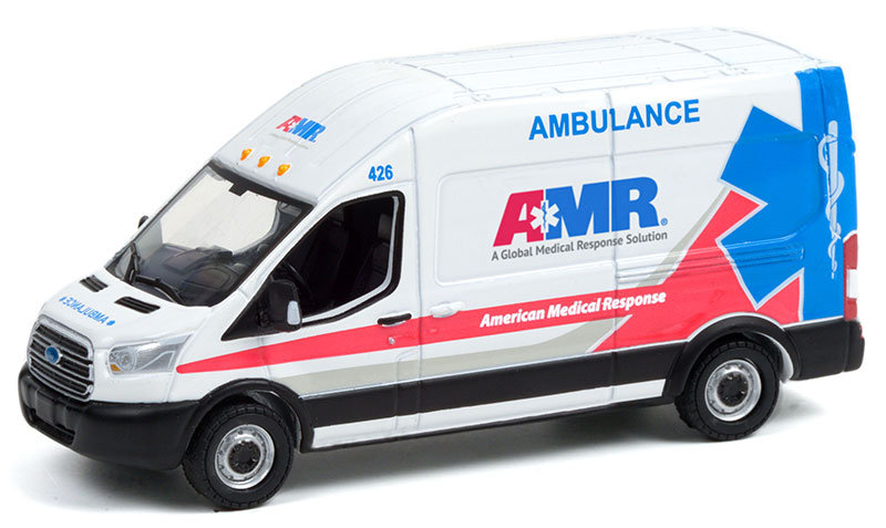 Greenlight Diecast American Medical Response AMR Ambulance 2019 Ford
