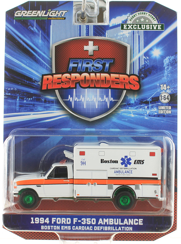 Greenlight Diecast First Responders Boston EMS Cardiac Defibrillation ...