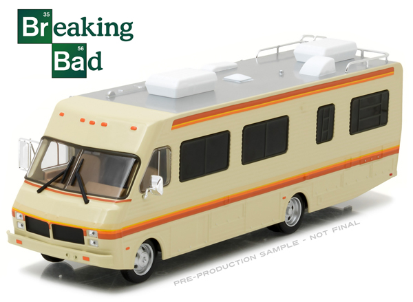 Greenlight Diecast 1986 Fleetwood Bounder RV Breaking Bad TV