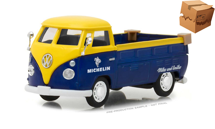 Greenlight Diecast Michelin Tires Volkswagen Type 2 T1 Pickup