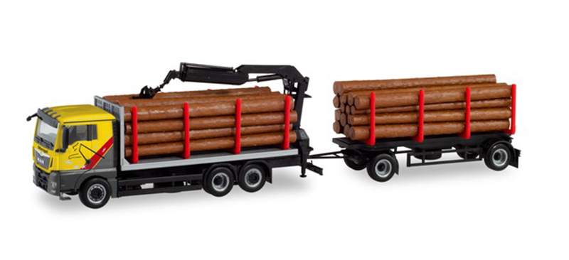 Herpa Model Mengel Holztransporte MAN TGX Tractor