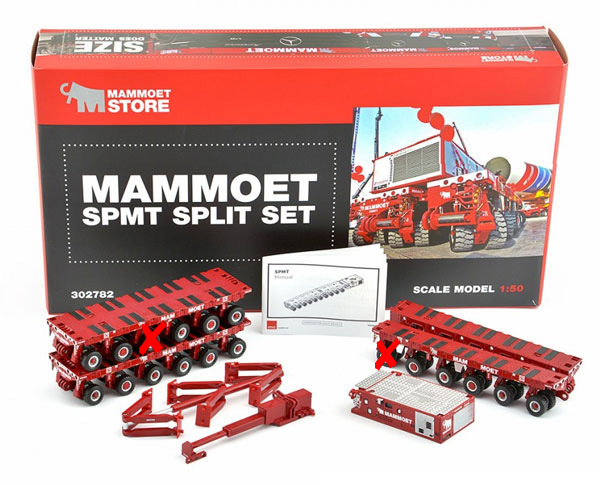 IMC Mammoet SPMT Split Set TWO WHEEL SETS