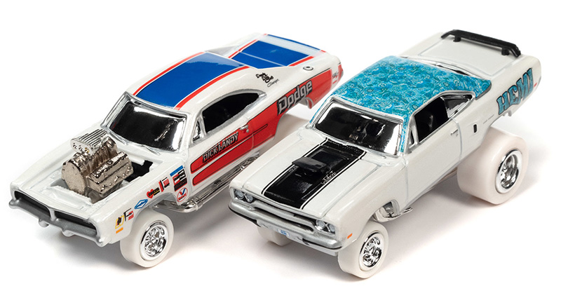 Johnny Lightning Hemi Zinger Twin Pack Diecast metal body