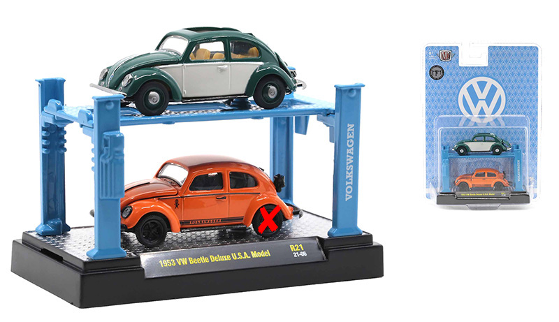 M2 Machines 1953 Volkswagen Beetle Deluxe USA Model