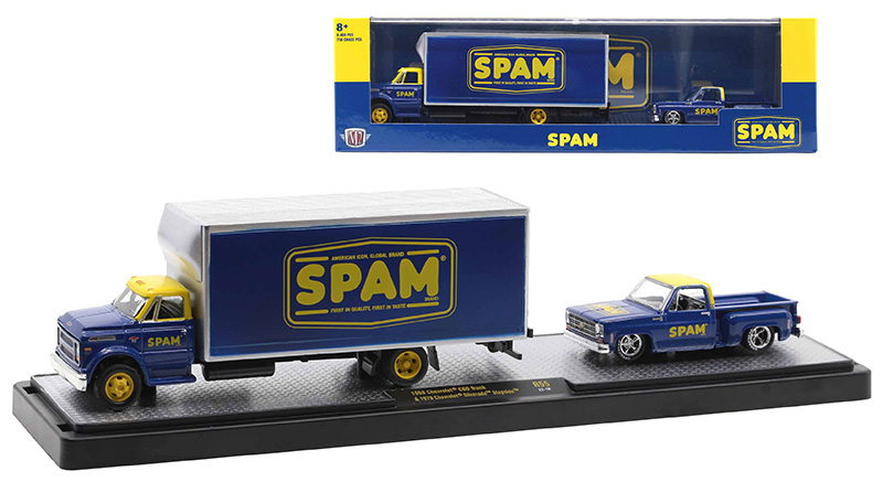 M2 Machines SPAM 1968 Chevrolet C60 Truck and 1979