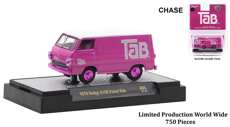 M2 Machines Tab 1970 Dodge A100 Panel Van M2