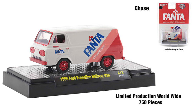 M2 Machines Fanta 1965 Ford Econoline Delivery Van M2
