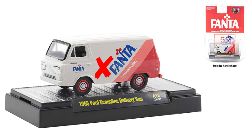 M2 Machines Fanta 1965 Ford Econoline Delivery Van M2