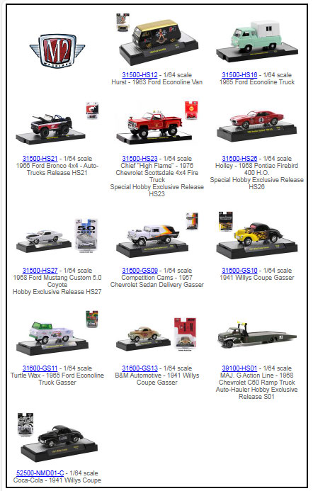 M2 Machines 1_64 Scale M2 Machines Package Retail