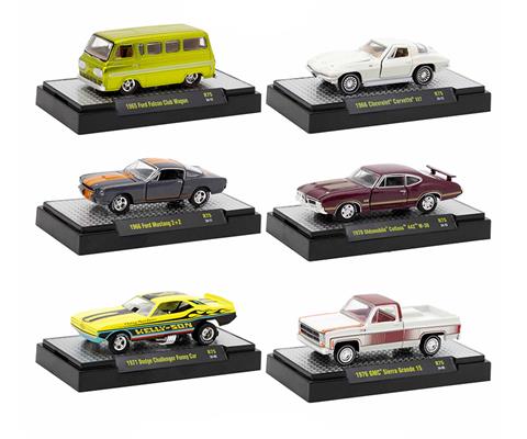 M2 Machines Detroit Muscle Release 75 6 Piece Case