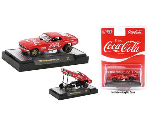 M2 Machines Coca Cola 1969 Ford Mustang Funny Car