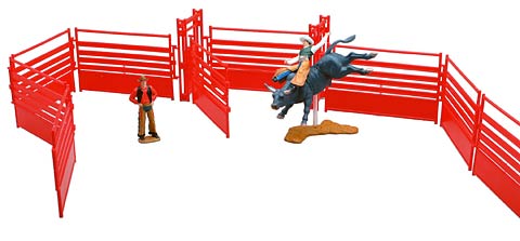 New Ray Toys Western Rodeo Champion Playset Set