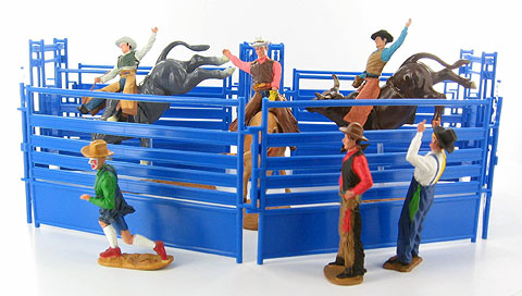 New ray Western Rodeo playset