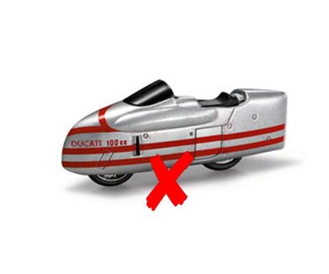 New-ray 1956 Siluro Streamline Covering Motorcycle