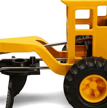 Tonka Grader Vintage Steel Series Level dirt and