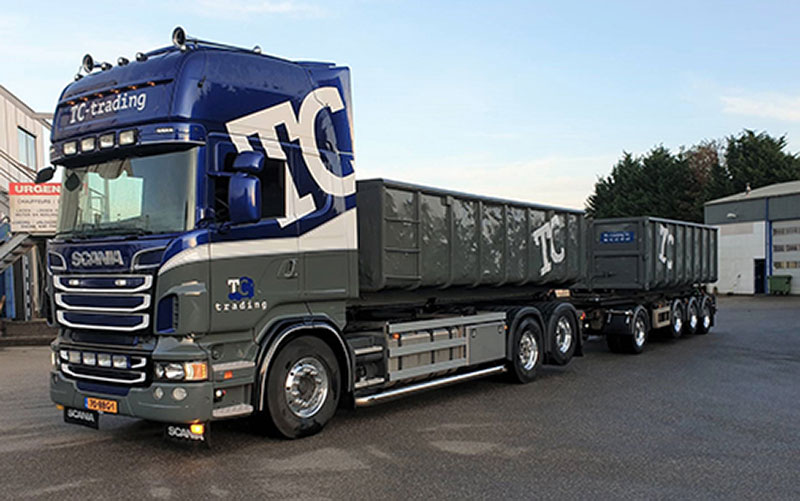 WSI Model TC Trading Scania R6 Topline Hooklift System