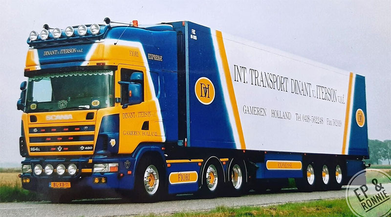 WSI Model Dinant Van Iterson Scania R4 Topline 6x2