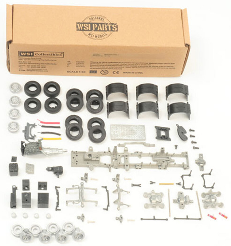 WSI Model Mercedes 8x4 E Chassis Model Kit Build