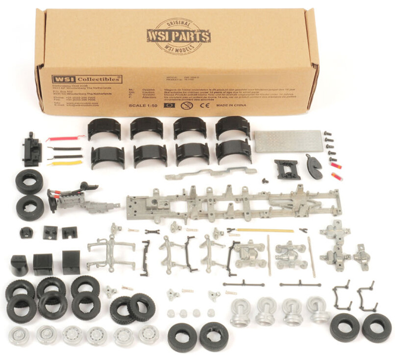 WSI Model DAF 10x4 G Chassis Model Kit Build