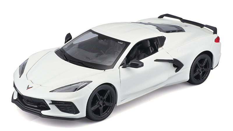 Maisto 1:24 2020 Chevrolet Corvette Stingray Coupe in White - Assembly ...